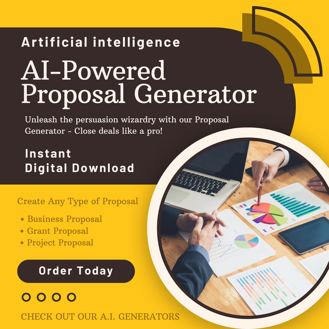 A I Business Proposal Generator, AI, A I, Business Proposal, Project ...