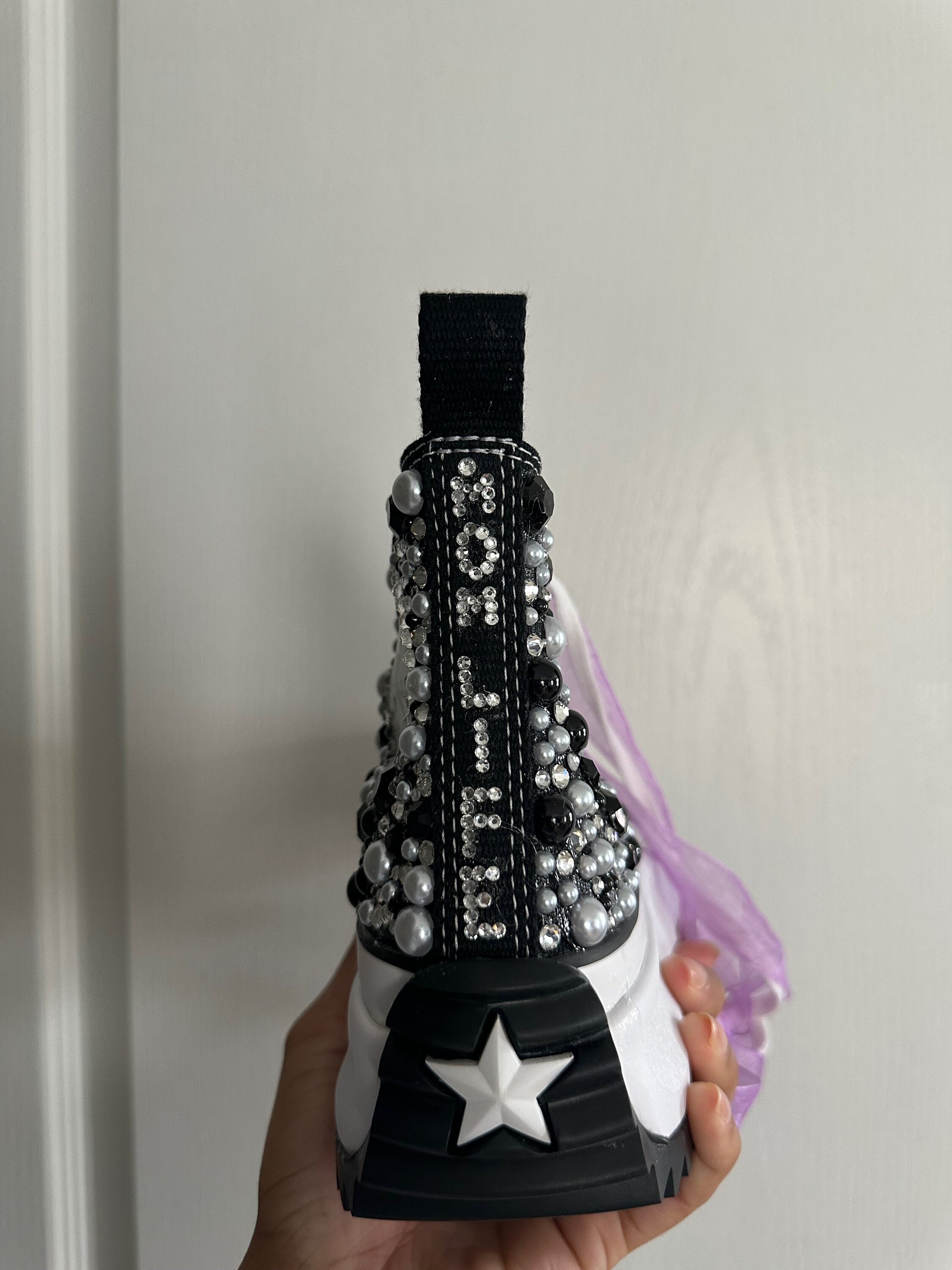 Womens Custom Platform Bling Sneakers - Etsy