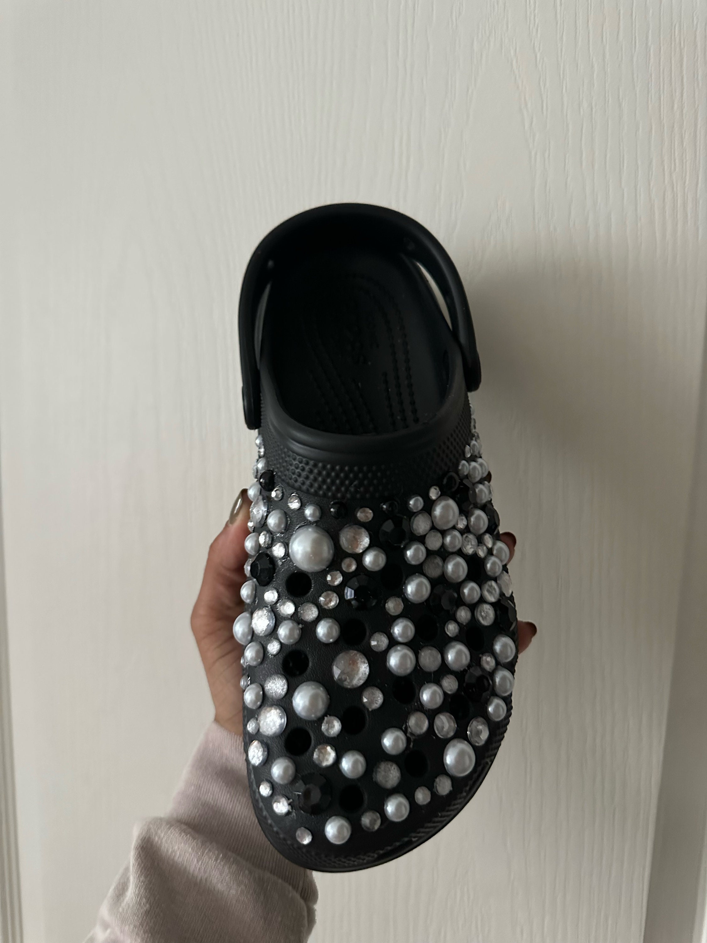 Womens Custom Platform Bling Crocs - Etsy