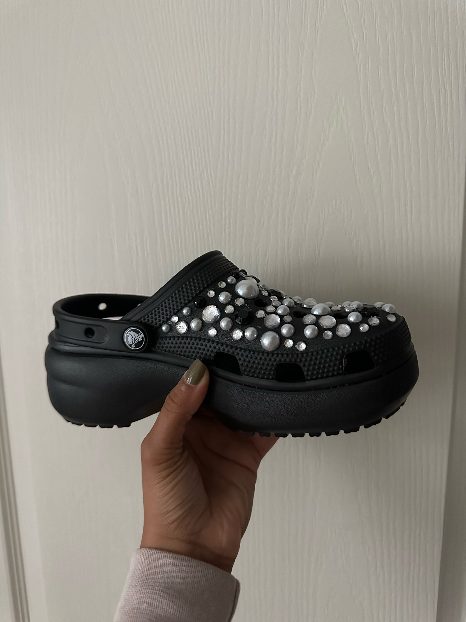 Womens Custom Platform Bling Crocs - Etsy