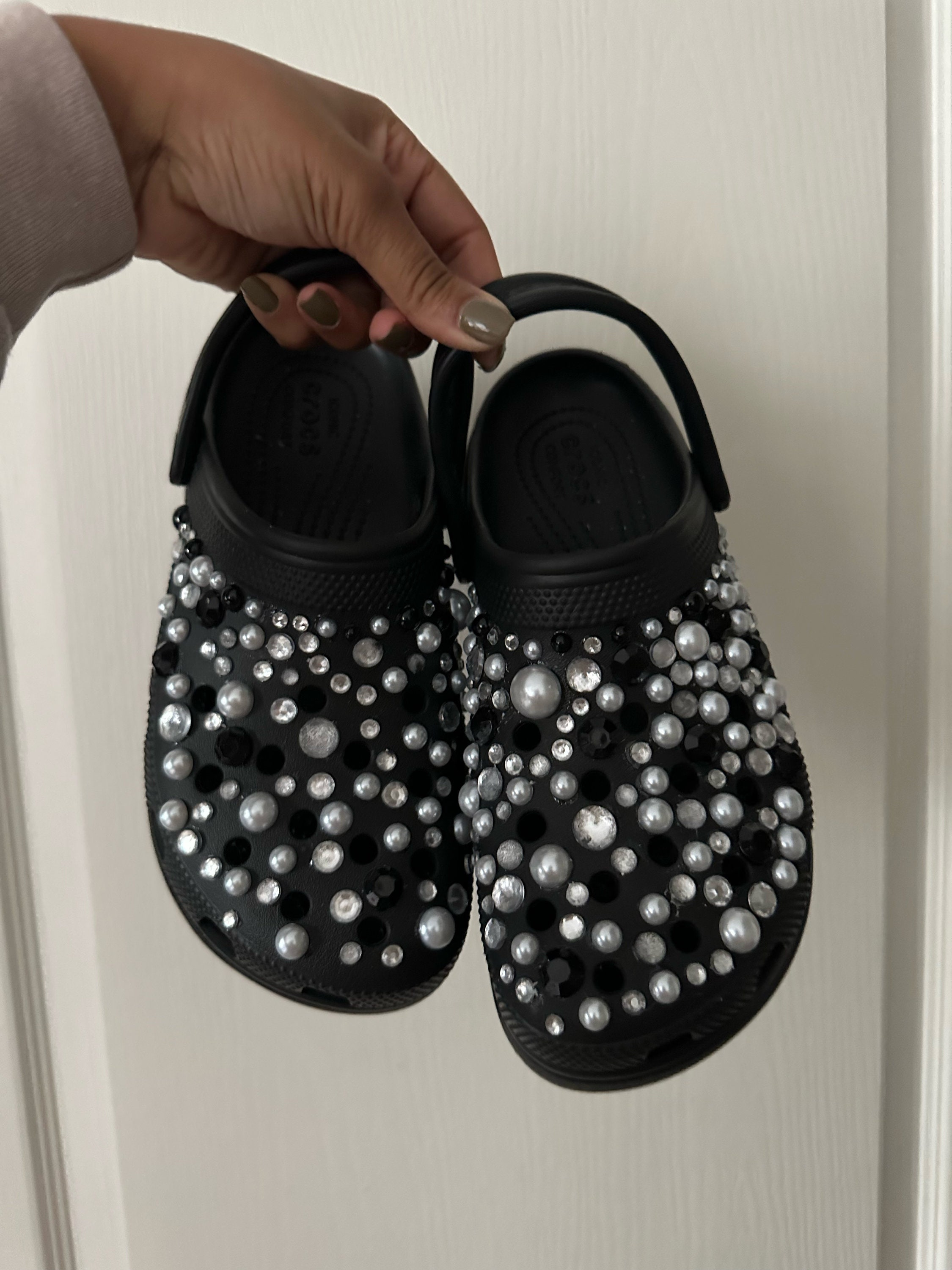 Womens Custom Platform Bling Crocs - Etsy