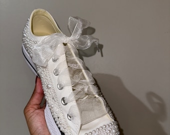 Womens Custom Platform Bling Sneakers - Etsy