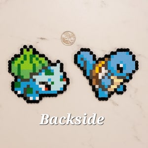 Pokemon Gen 1 Starters Perler Bead Keychains & Magnets - Etsy
