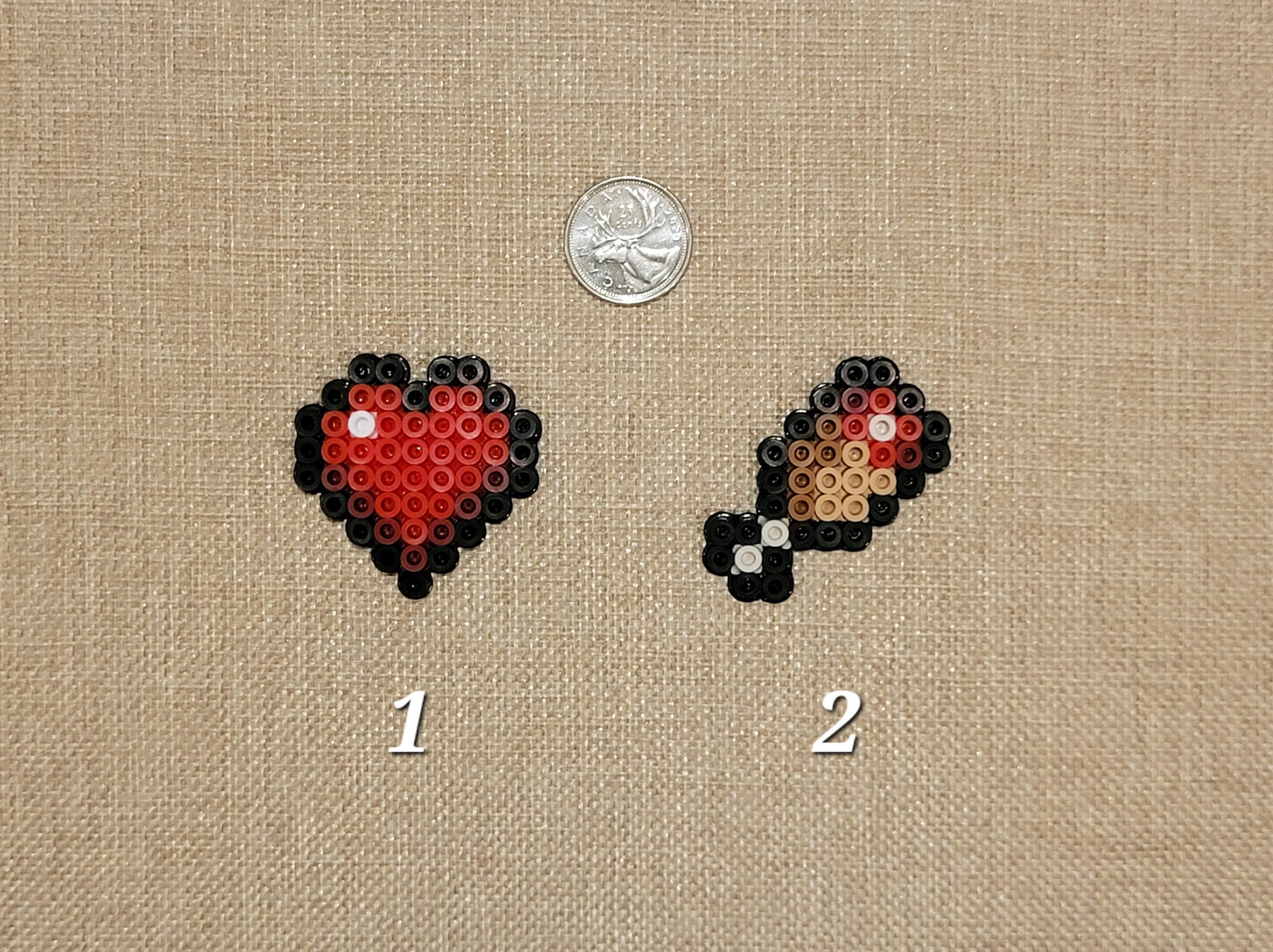 Minecraft Items Potions Bucket Ender Pearl Heart Hunger Perler Bead ...