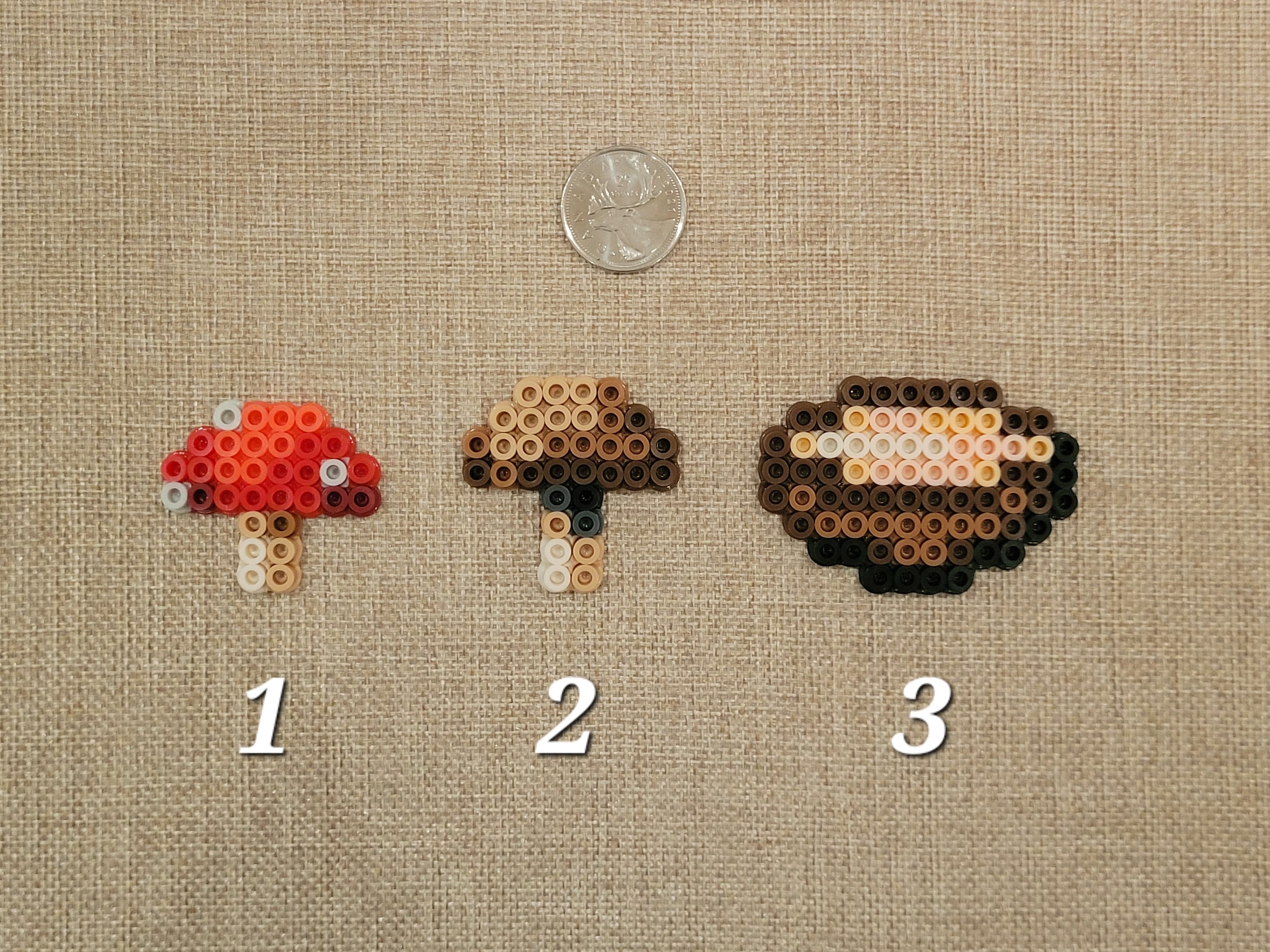 Minecraft Food Golden Apple Cake Perler Bead Keychains & - Etsy