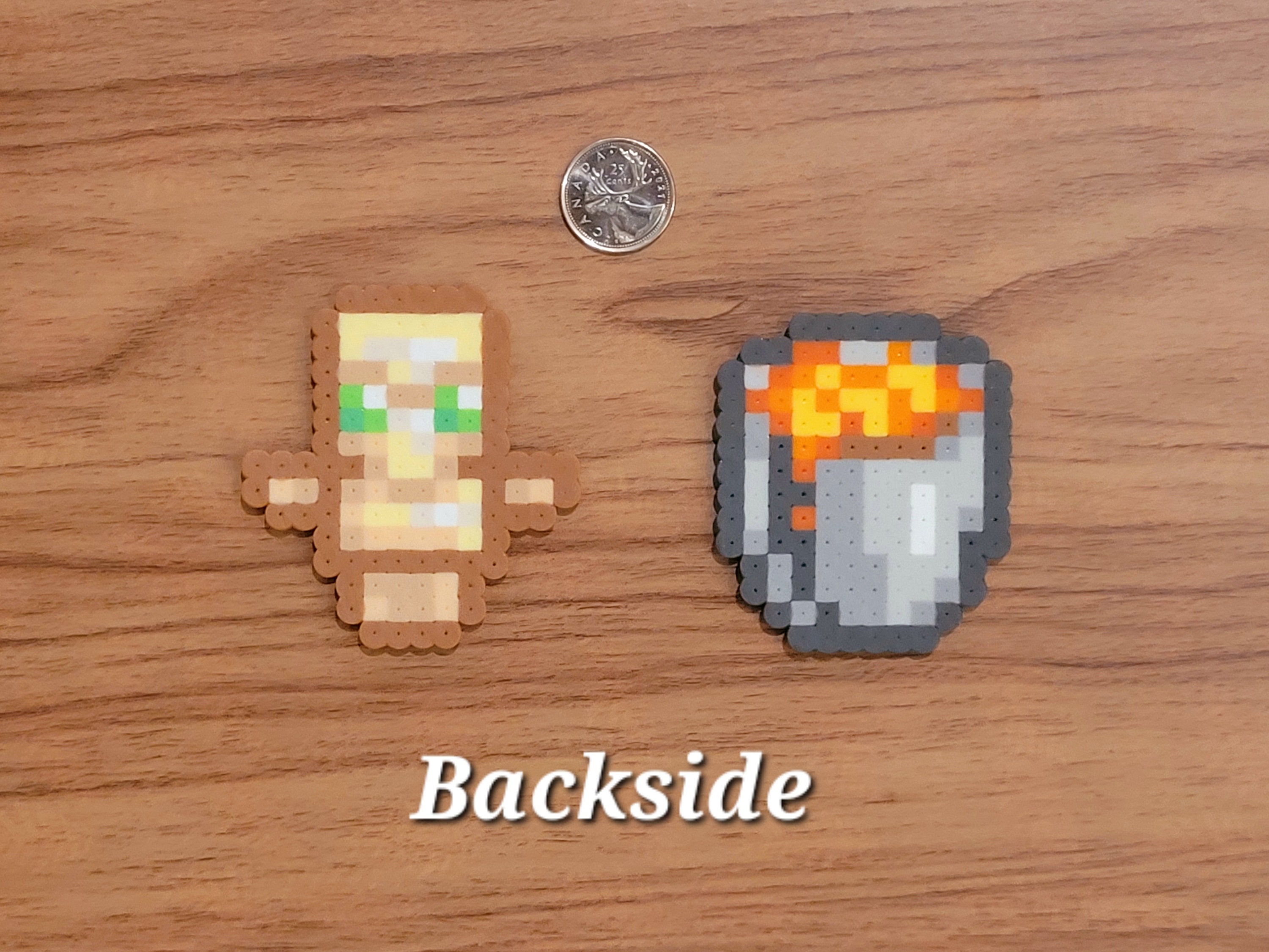 Minecraft Items Potions Bucket Ender Pearl Heart Hunger Perler Bead ...