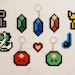 Zelda: Link's Awakening Items/enemy Sprites Rupees Chuchus Boss Key ...