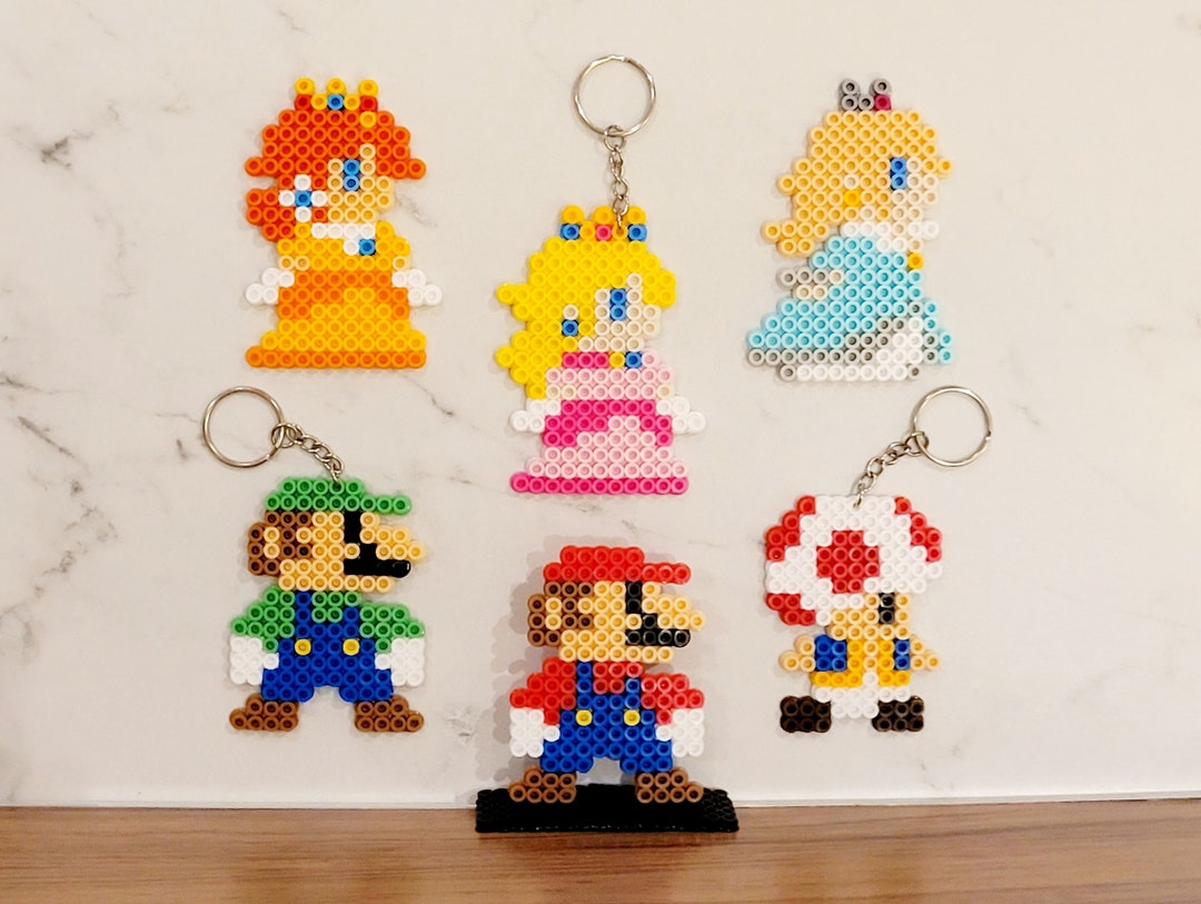 Super Mario Bros and Princesses Mario Luigi Peach Daisy Rosalina Toad ...