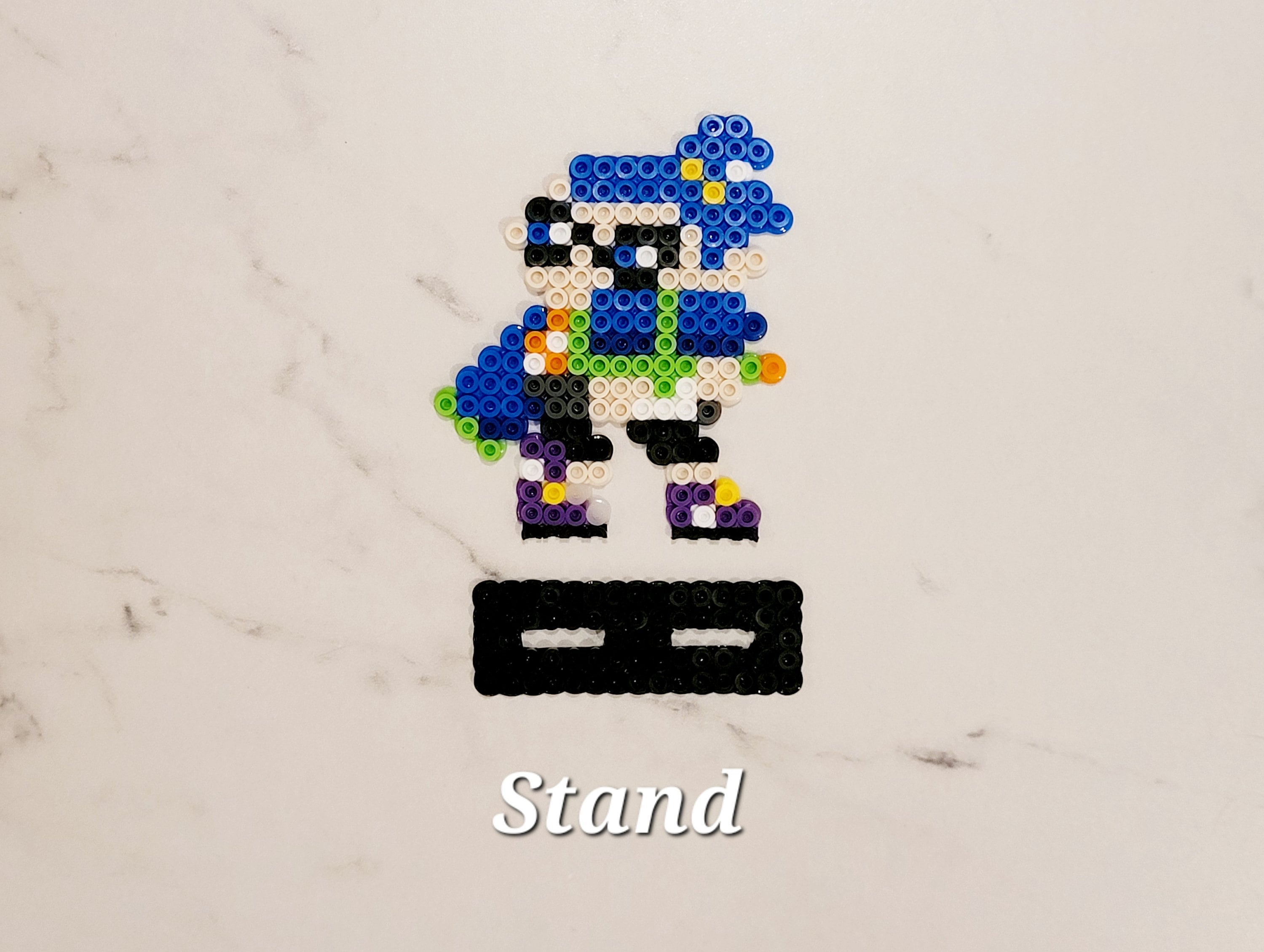Splatoon Inklings Inkling Squid Perler Bead Keychains Figurines ...