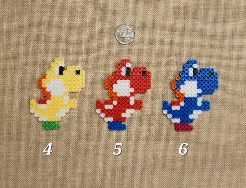 Super Mario Yoshis and Yoshi Egg Green Yoshi Red Blue Pink Yellow ...