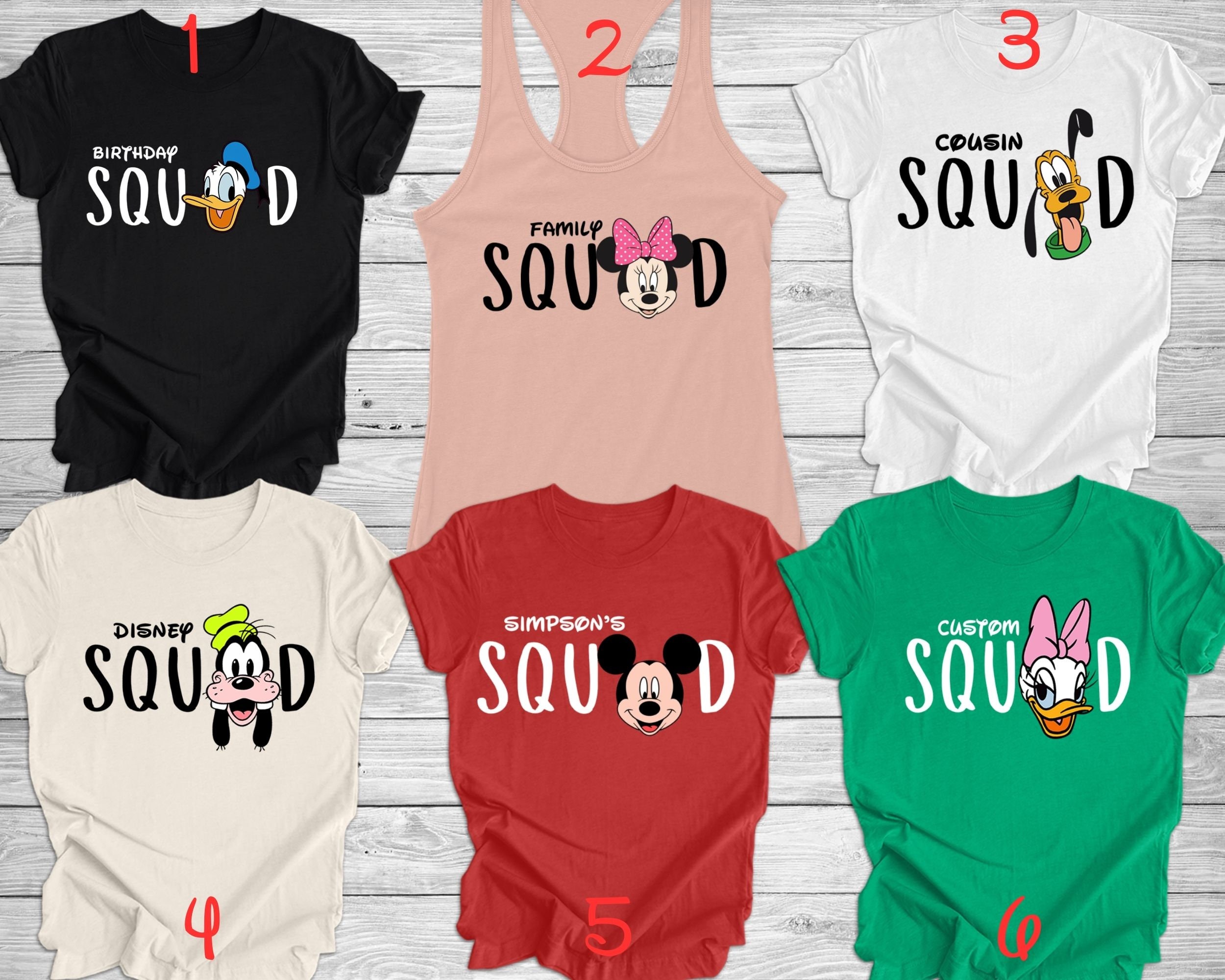 Disney Squad Shirt, Family Squad Shirt, Cousin Squad Disney Shirt ...
