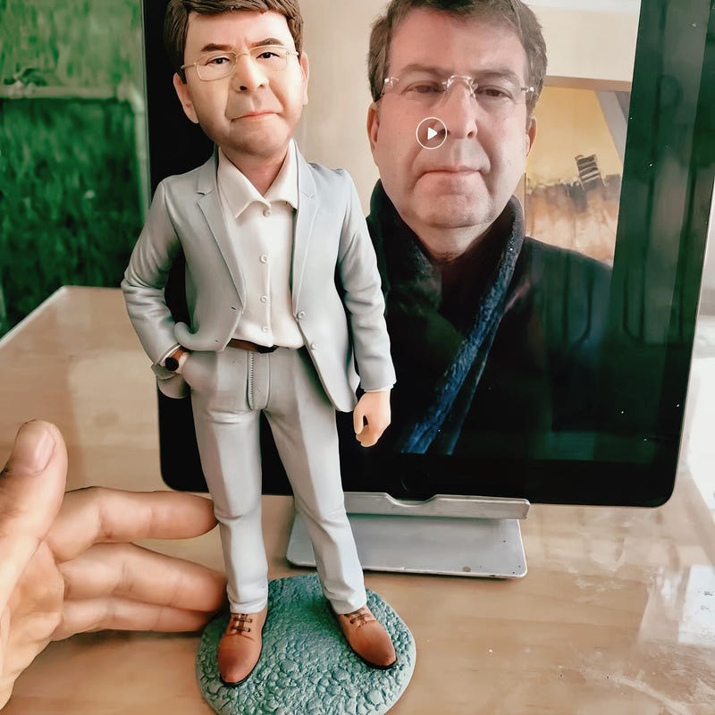 Clay Figurine Valentine - Etsy UK