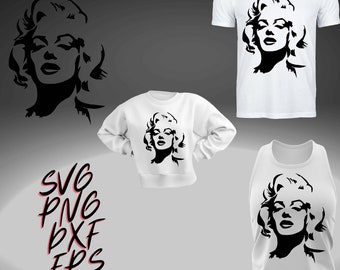 Marilyn Monroe SVG File - Etsy Canada