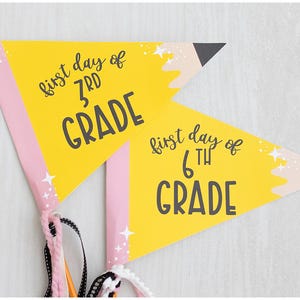 Back to School Pennant Flag Collection. Cute Pennant Flags for Every ...