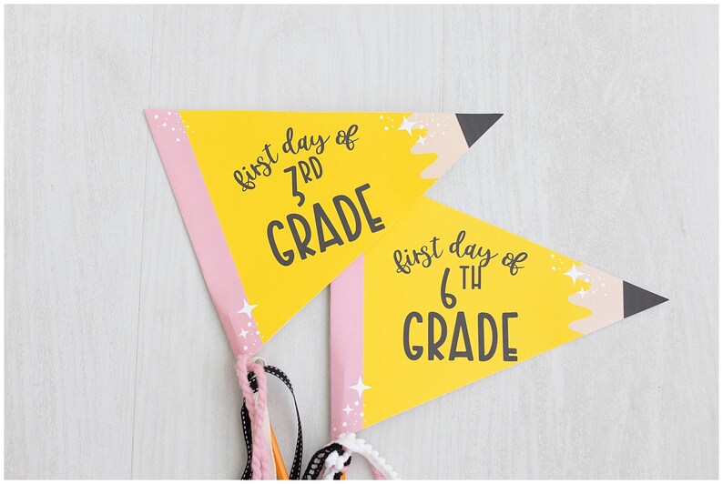 Back to School Pennant Flag Collection. Cute Pennant Flags for Every ...