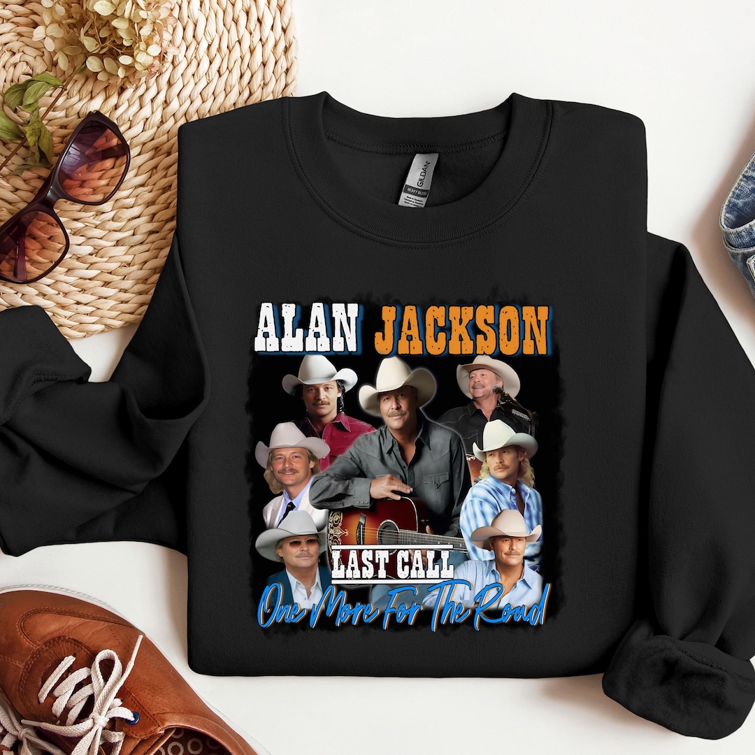 Alan Jackson Concert Sweatshirt - Unisex Crewneck, Music Fan Gift ...