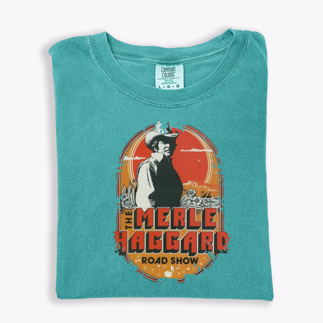 Retro Merle Haggard Nashville T-shirt, Music Country Tee, Vintage ...