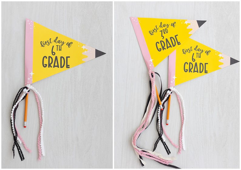 Back to School Pennant Flag Collection. Cute Pennant Flags for Every ...