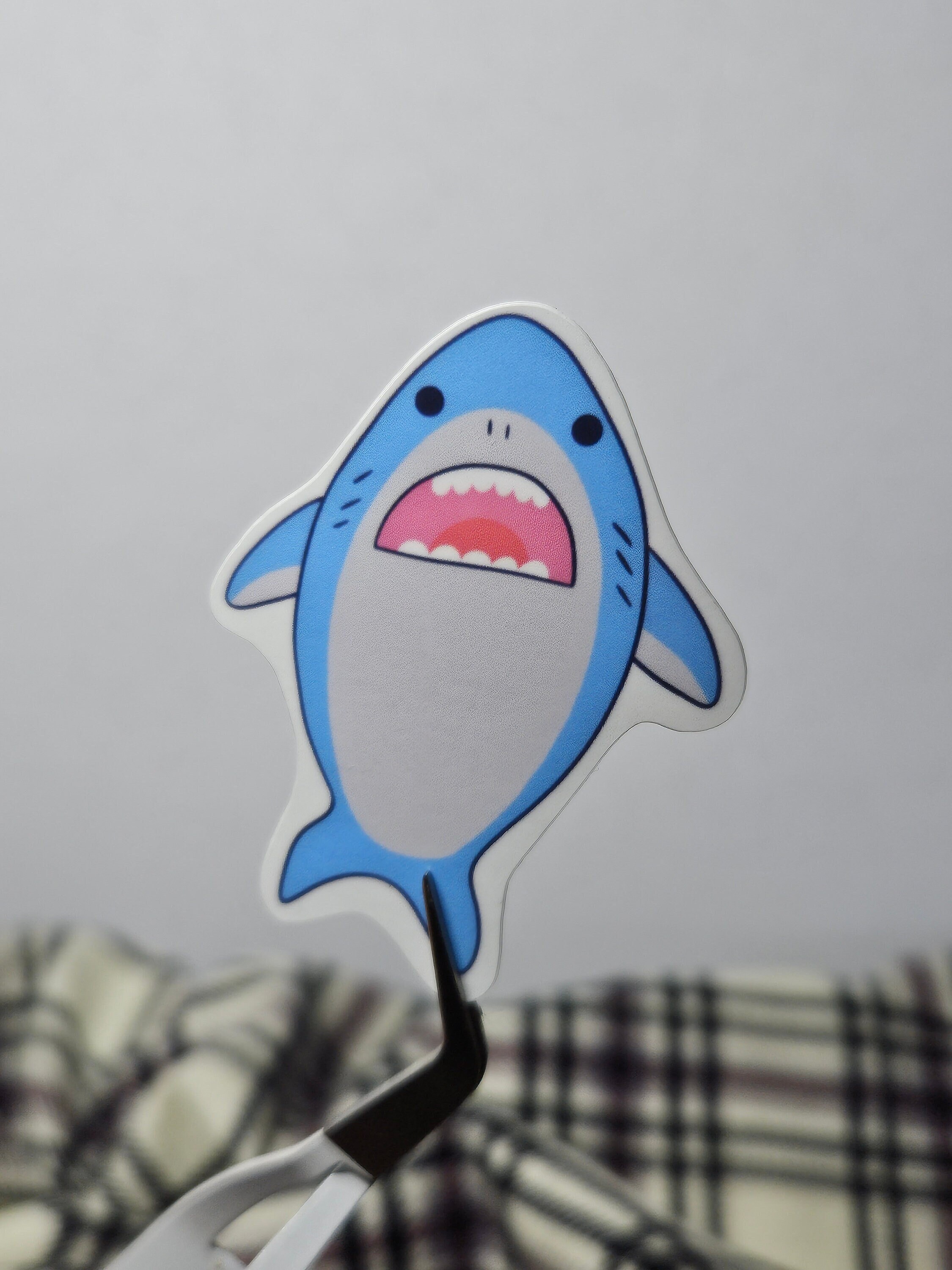 Shark Sticker Cartoon Shark Cute Shark - Etsy