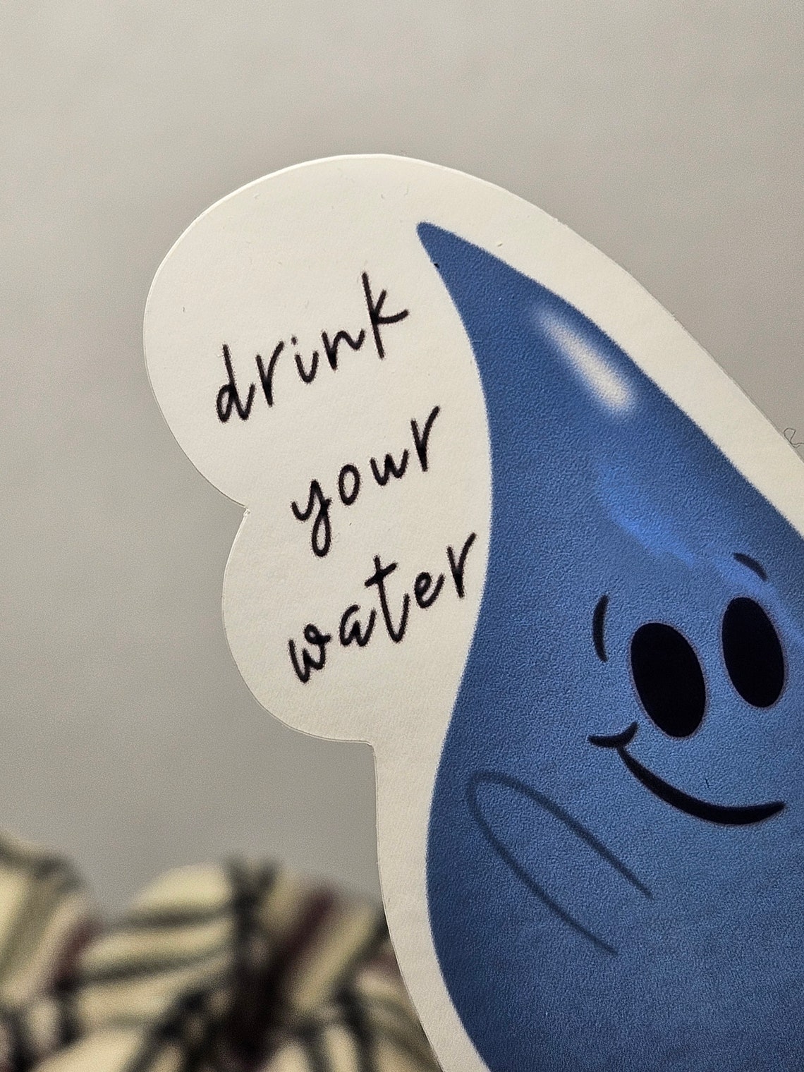 Drink Your Water Sticker, Water Reminder Sticker, Water Bottle Sticker ...
