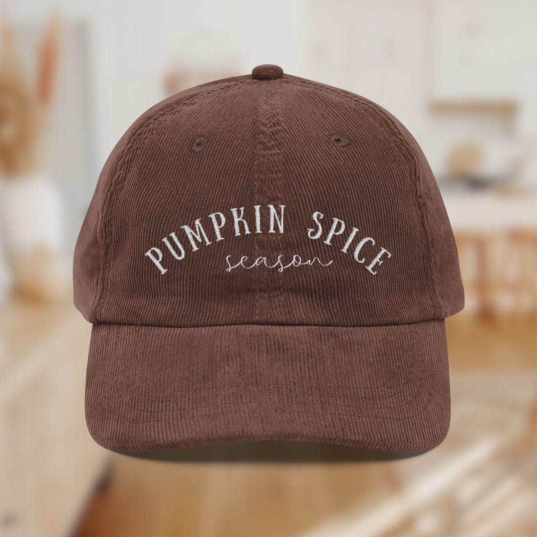 Pumpkin Spice Season Hat | Fall Aesthetic Baseball Cap | Seasonal Gift ...