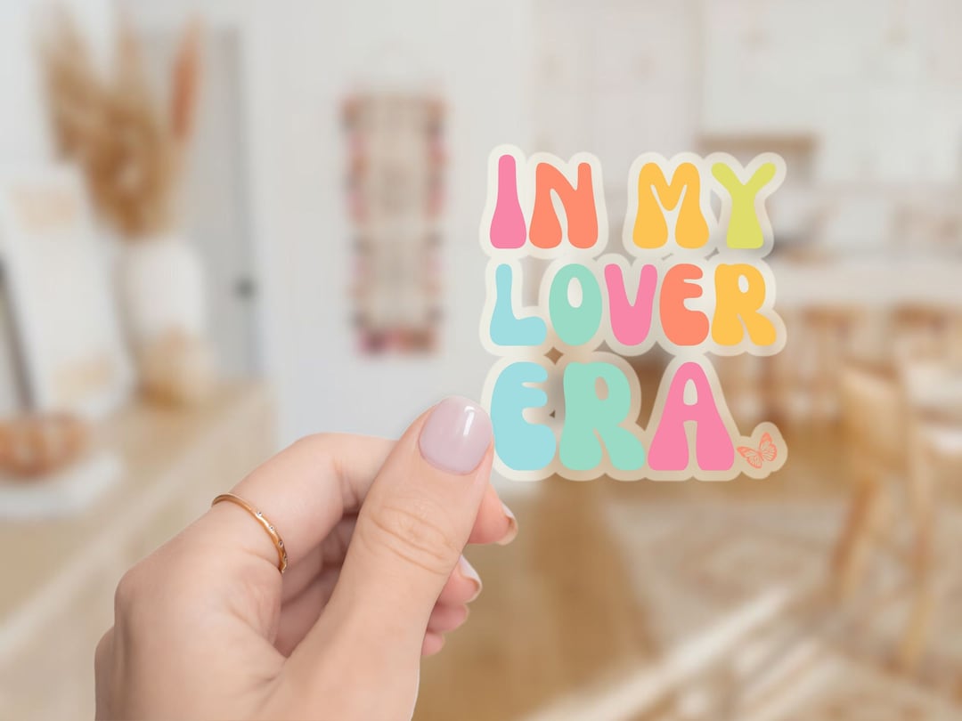 In My LOVER Era Sticker, Cute Lover Sticker for Swifties, Taylor Swift ...