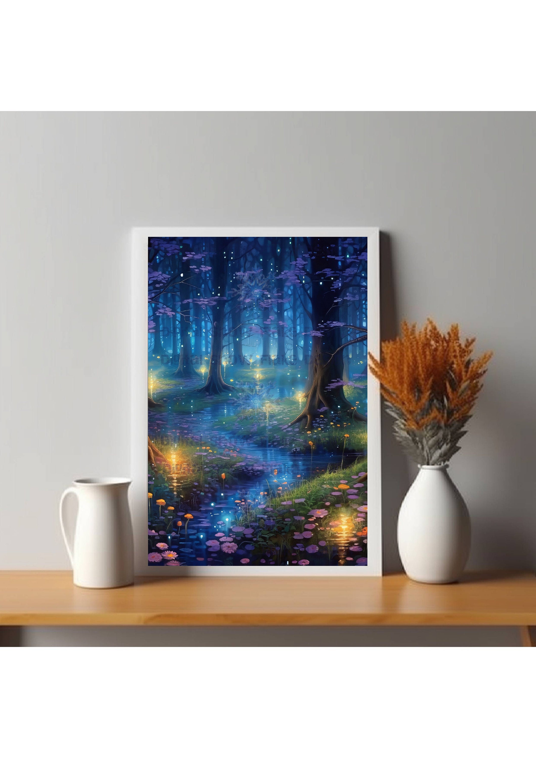 Enchanted Landscape Fantasy Wall Art Digital Print Home Décor - Etsy