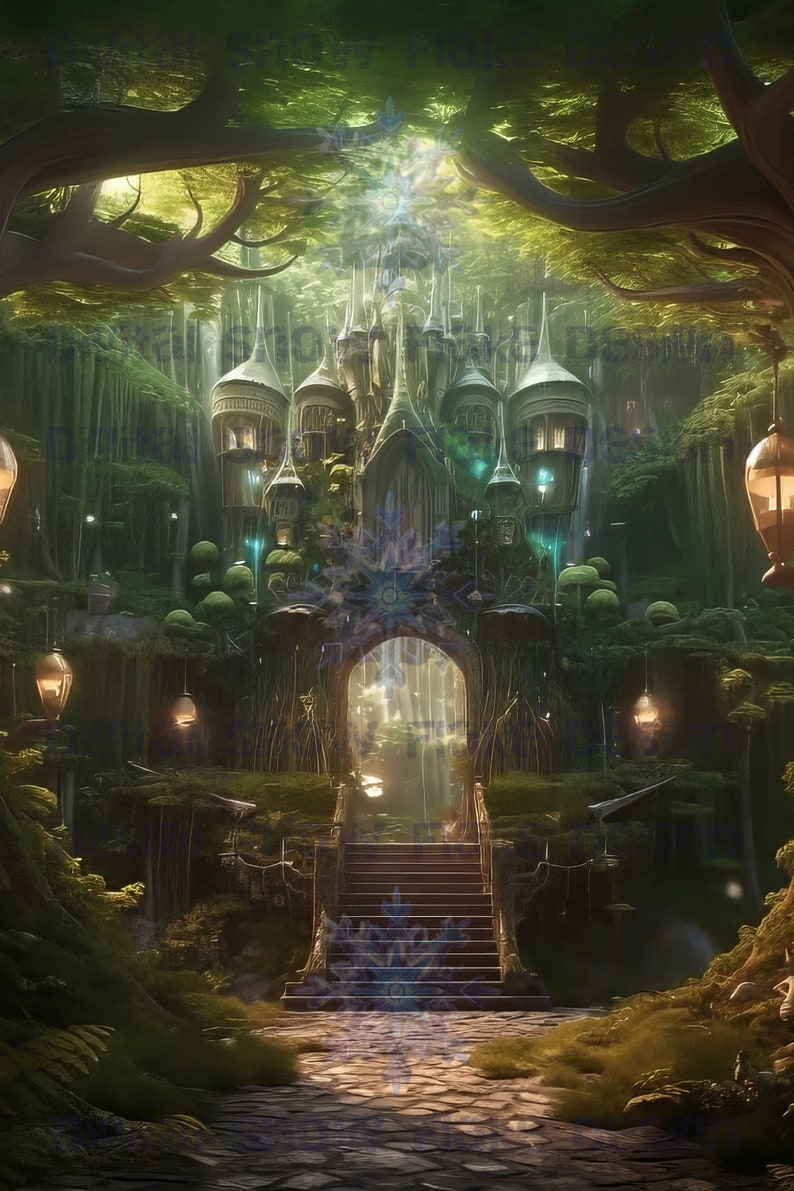 Enchanted Landscape | Fantasy Wall Art | Digital Print | Home Décor - Etsy