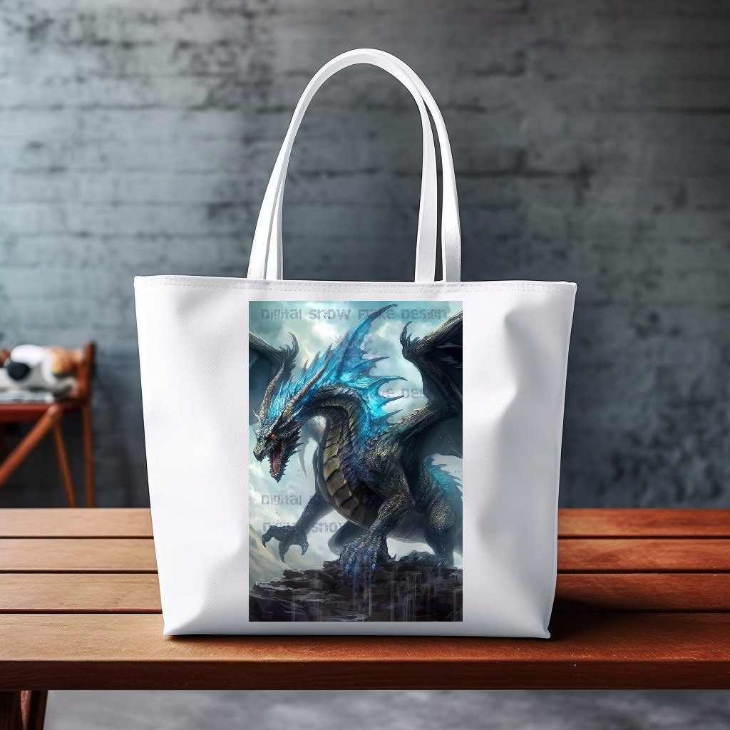 Blue Dragon Art | Instant Digital Download | Fantasy Artwork in High ...