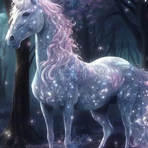Magical Sparkle Unicorn Digital Art | Instant Download | Kids Gift Idea ...