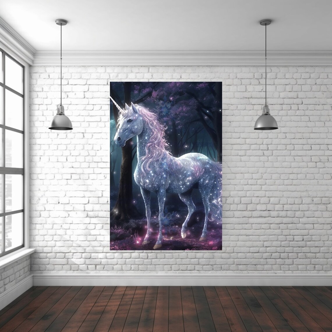 Magical Sparkle Unicorn Digital Art Instant Download Kids Gift Idea ...