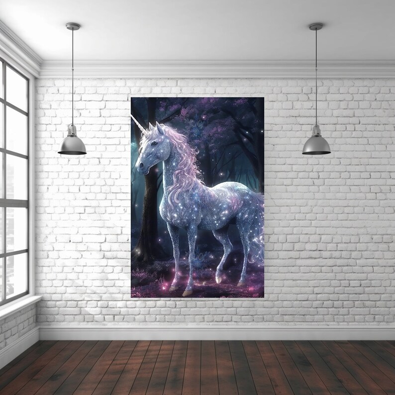 Magical Sparkle Unicorn Digital Art | Instant Download | Kids Gift Idea ...