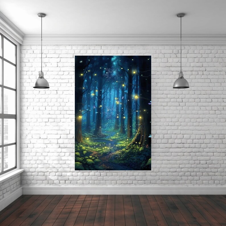 Enchanted Landscape | Fantasy Wall Art | Digital Print | Home Décor - Etsy
