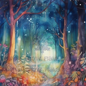 Enchanted Landscape | Fantasy Wall Art | Digital Print | Home Décor - Etsy