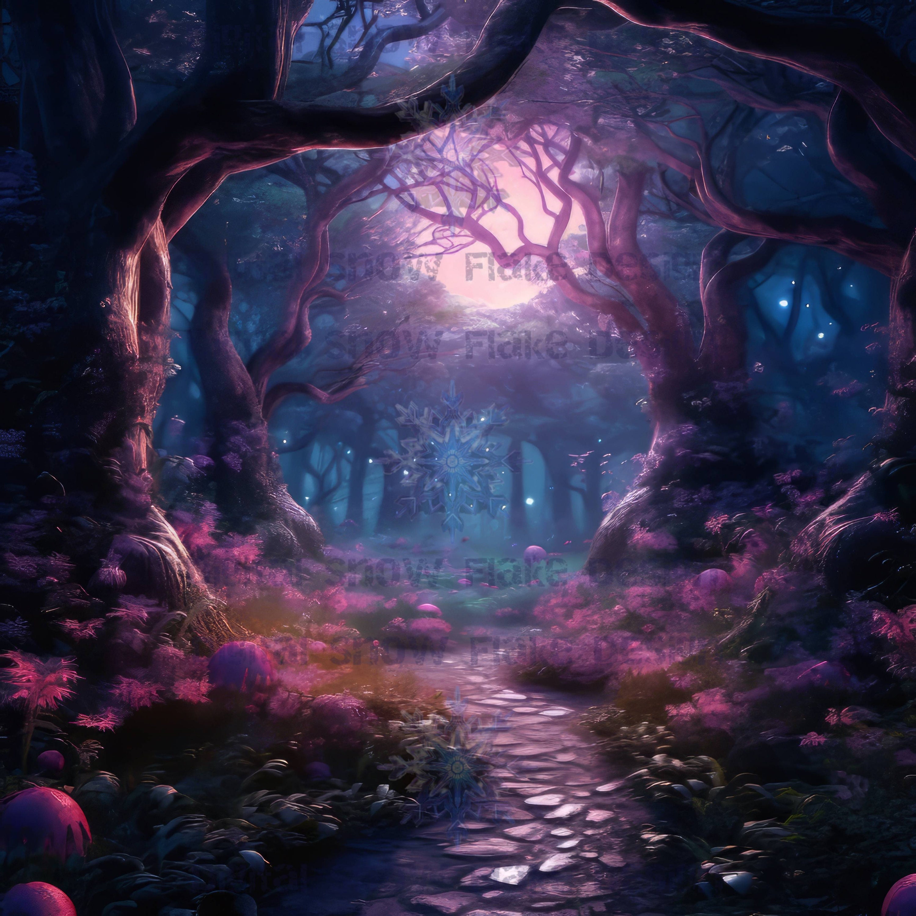 Enchanted Landscape Fantasy Wall Art Digital Print Home Décor - Etsy