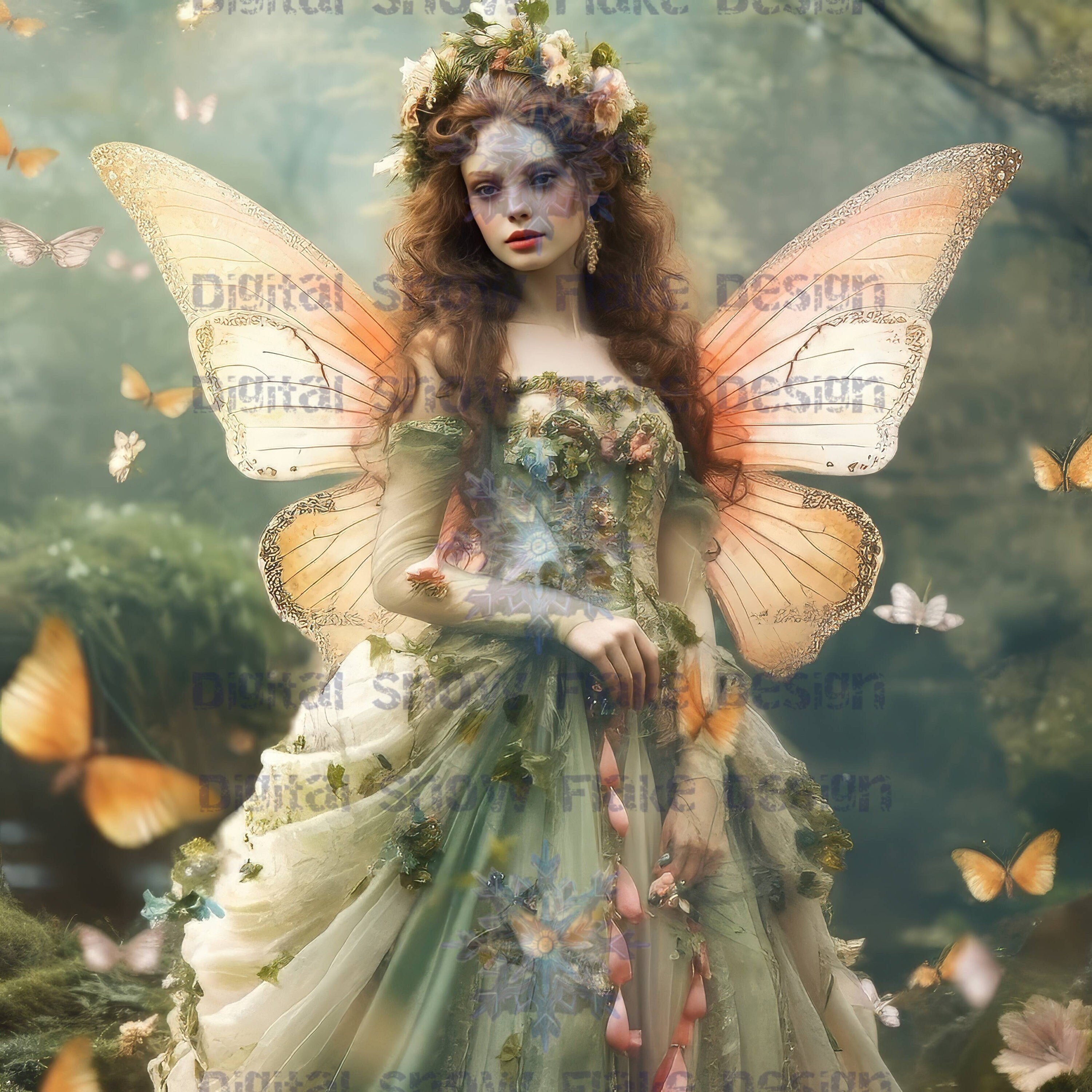Fairy Art Mythical Creatures Fantasy Art Digital Print High Resolution ...