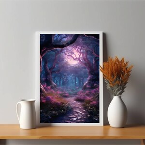 Enchanted Landscape | Fantasy Wall Art | Digital Print | Home Décor - Etsy