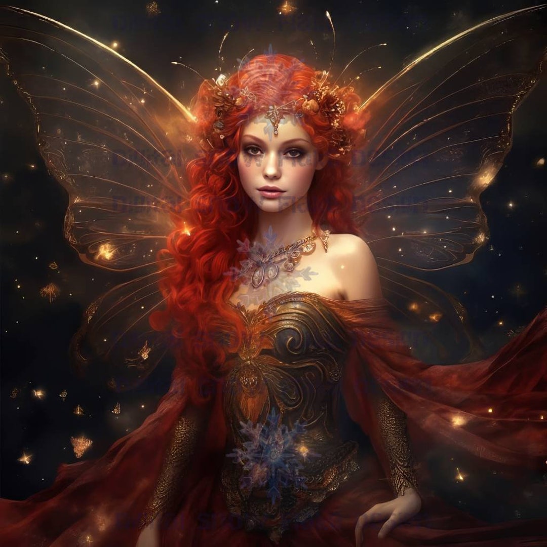 Fairy Art Mythical Creatures Fantasy Art Digital Print High Resolution ...