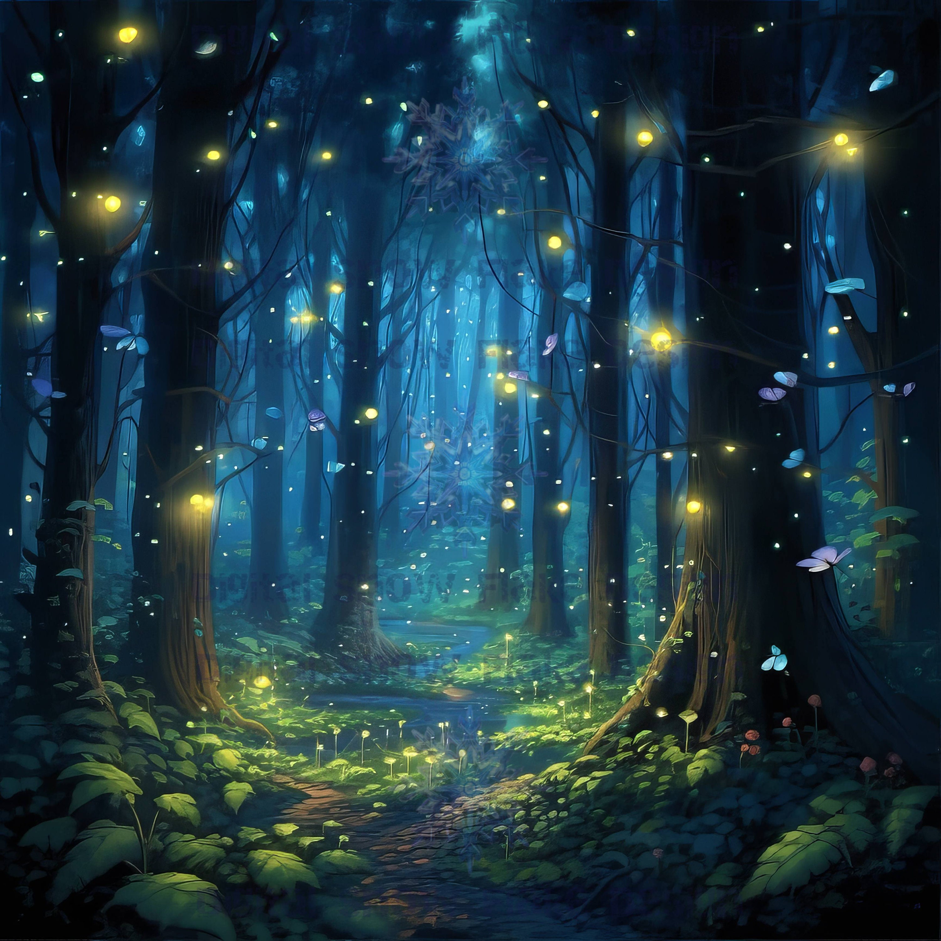 Enchanted Landscape | Fantasy Wall Art | Digital Print | Home Décor - Etsy