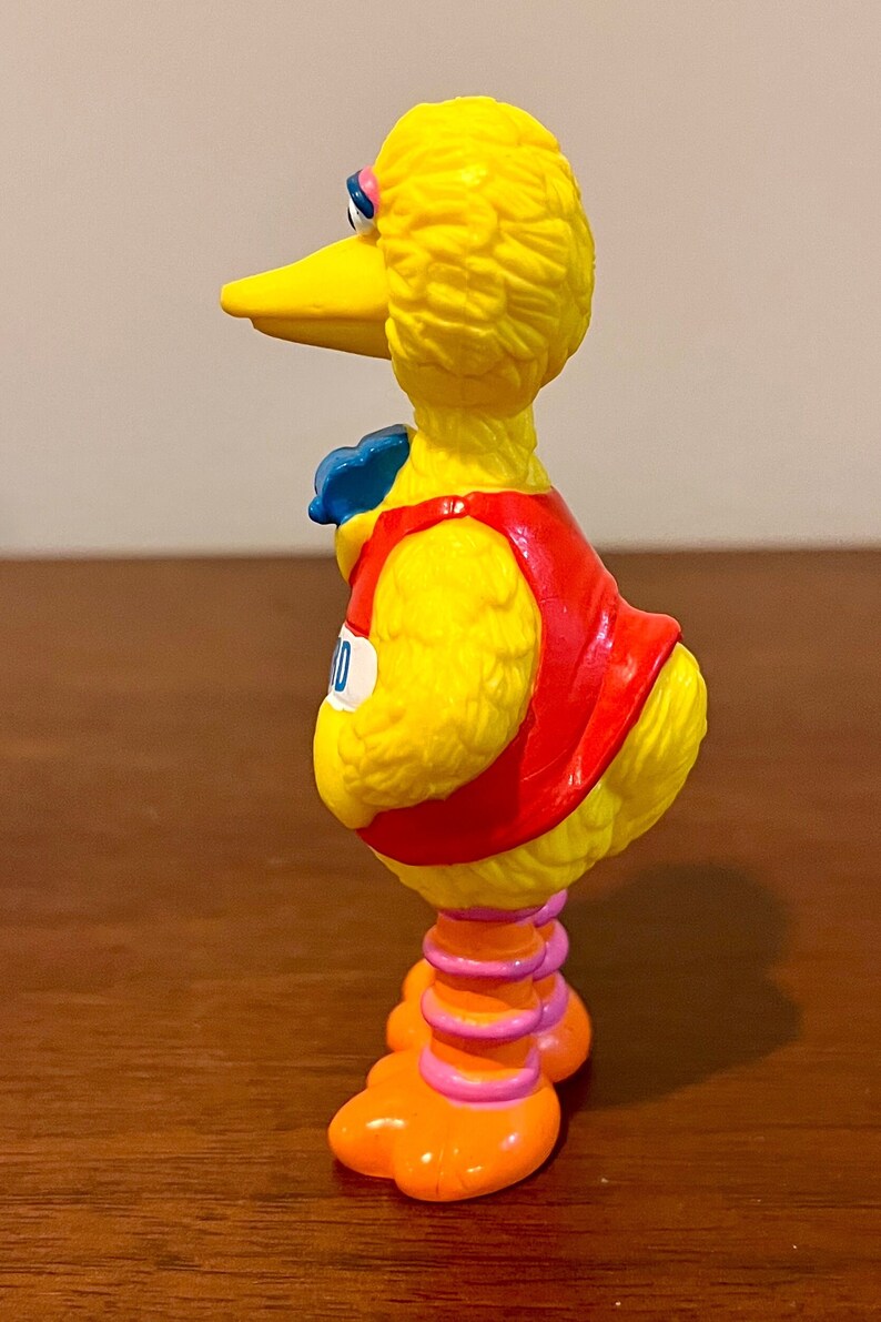 Vintage Sesame Street Big Bird in Lifeguard Uniform With Whistle Action ...