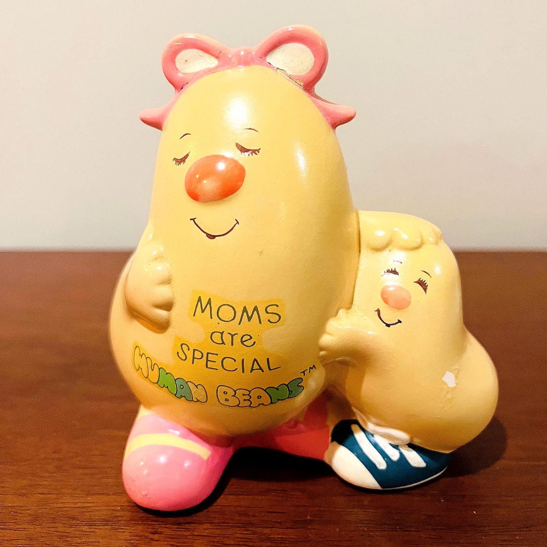 Vintage 1981 Made in Sri Lanka “moms Are Special Human Beans”figurine ...