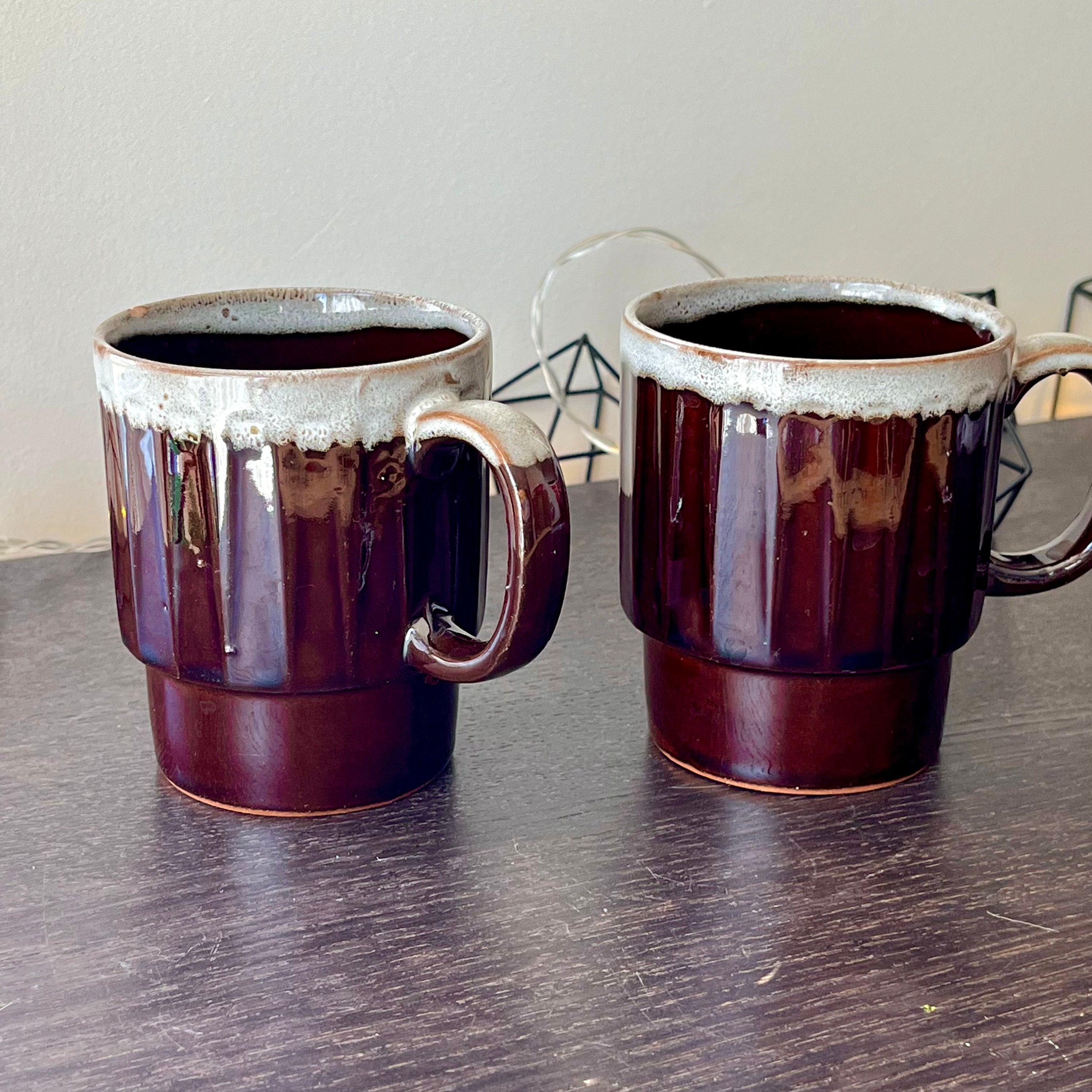 Drip Glaze Coffee Mugs Made in Japan - Etsy