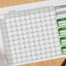100 Squares Football Grid Printable Instant Download 11x8.5 Template - Etsy