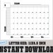 100 Squares Football Grid Printable Instant Download 11x8.5 Template - Etsy