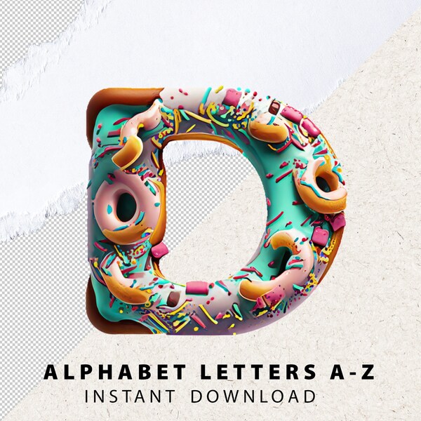 Sprinkles Alphabet Png - Etsy