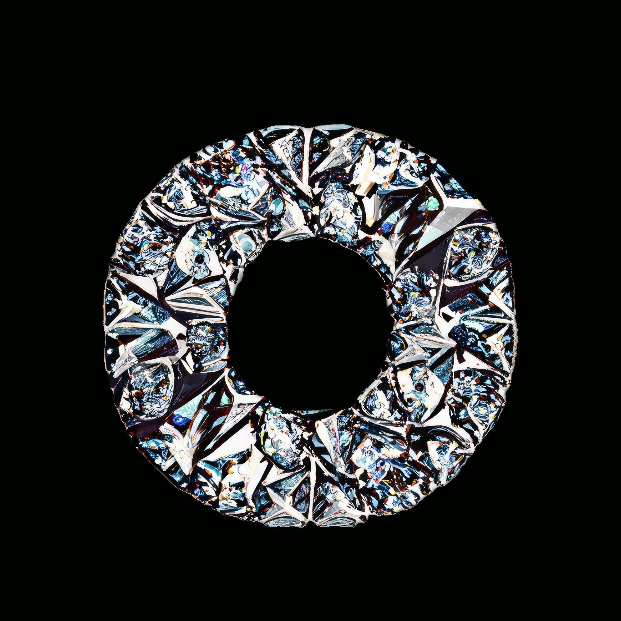 Diamonds PNG Letters & Numbers Set Diamonds Bundle A-Z Alphabet AI ...