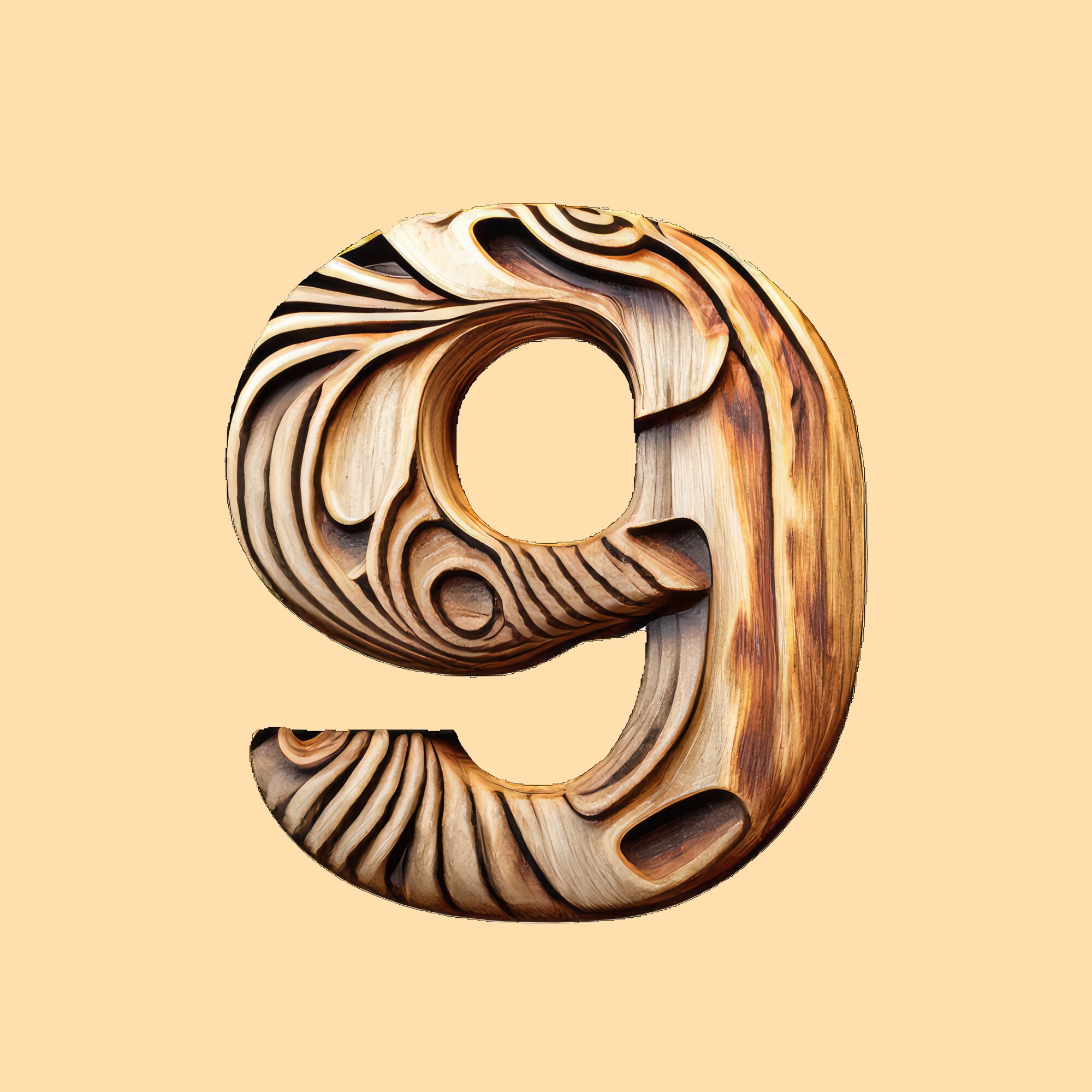 Wood Grain PNG Letters and Numbers Set (digital Download) - Etsy