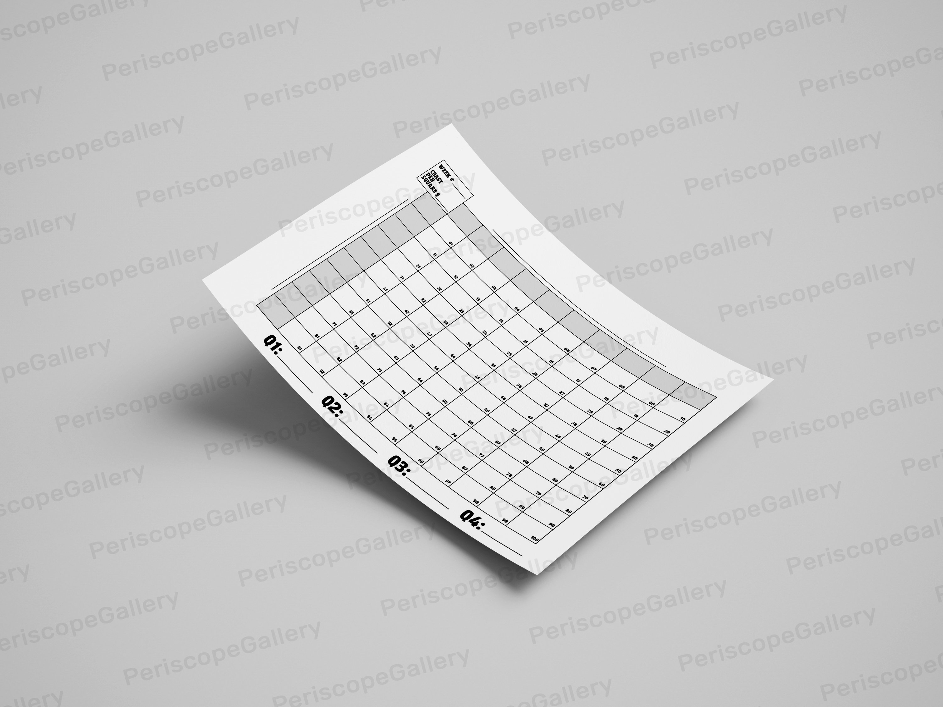 Football Grid Numbers Bundle: 100, 50, and 25 Squares Instant Download ...