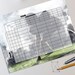 50 Square Football Grid With Quarter Lines Letter Page Size 11X8.5 ...
