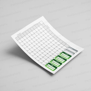 100 Squares Football Grid Printable Instant Download 11x8.5 Template - Etsy